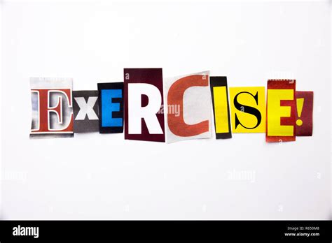 A Word Writing Text Showing Concept Of Exercise Workout Made Of