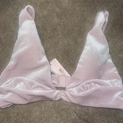 Victoria Secret Light Pink Shimmer Bralette A Depop