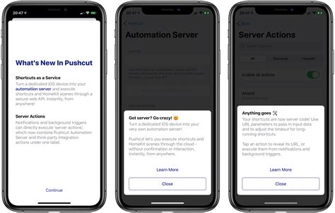 Turn An IOS Device Into A Shortcuts Server Pushcut Automation Server