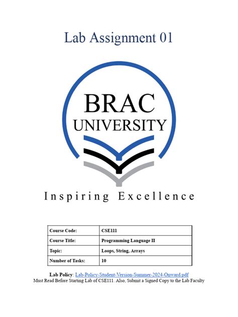 Assignment 1 Loops String Arrays Pdf Matrix Mathematics String Computer Science
