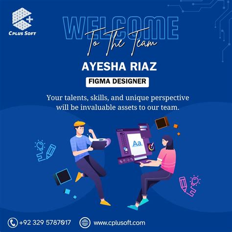 Welcoming Welcome Newteammember Figma Cplussoft Hiring Ai