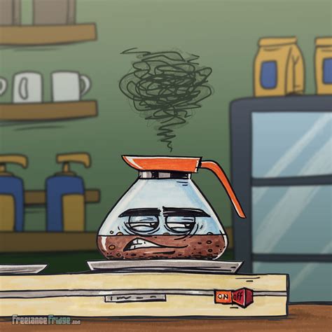 Coffee Pot Cartoon