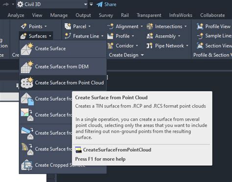 Solved Point Cloud To Surface 2023 Autodesk Community