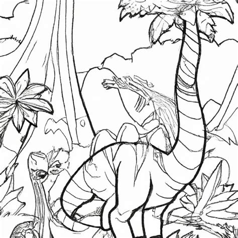Dinossauros Em Sua Casa Desenhos Do Qianzhousaurus Para Colorir