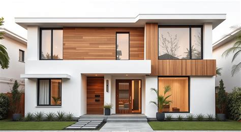 Fachada De Muro Simples E Moderno Estilos E Tendências