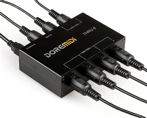 Doremidi Midi Thru 6 Thru Box Controller Midi Kabe Grandado