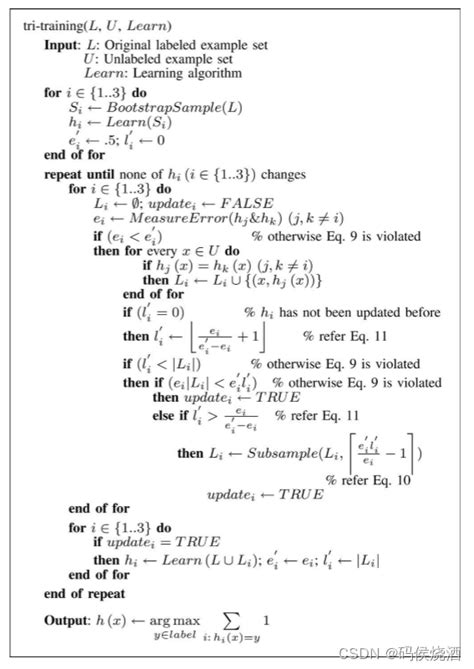[半监督学习] tri training exploiting unlabeled data using three classifiers