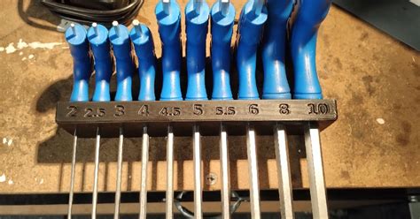 T Handle Hex Key Holder By Chrisf4lc0n Download Free Stl Model