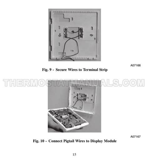 Carrier Tp Php01 A Performance Edge Thermostat Installation Instructions