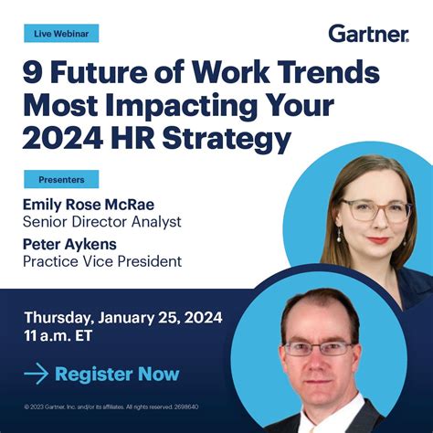 Webinar 9 Trends Impacting The Workplace In 2024 Gartner For Hr