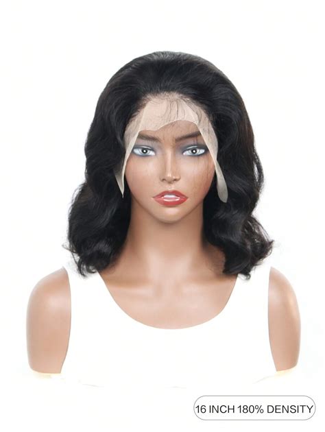 Peluca Bob De 14 Pulgadas De Cabello Humano Onda Corporal 13x4
