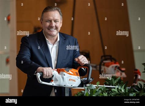 Waiblingen Germany 13th Sep 2023 Michael Traub Ceo Of Stihl Ag