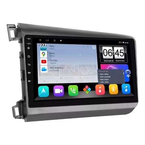 Central Multimídia Android 13 Com 464gb Honda Civic 2012 Até 2016 Shopee Brasil