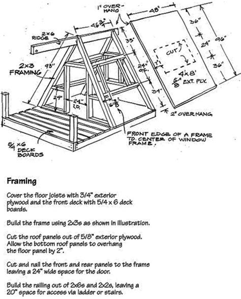 A Frame Treehouse Outdoor Life Tree House Plans Tree House Woodworking Shop Plans