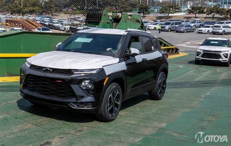 쉐보레 트레일블레이저 1위 트랙스 5위 3월 자동차 수출 톱 5 달성 모토야