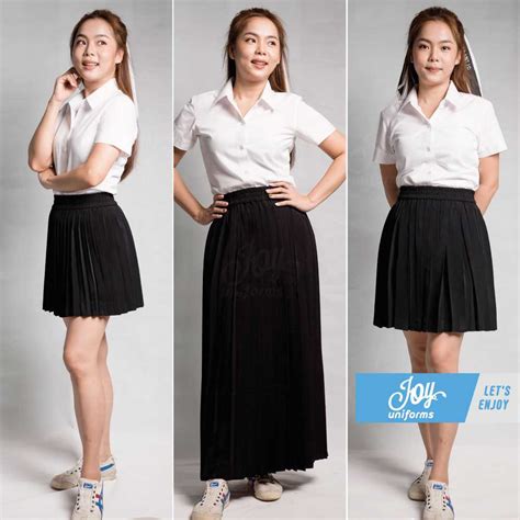 กระโปรงพลีทนักศึกษา จีบรอบ จีบทวิส ความยาว 16 38 นิ้ว Line Shopping