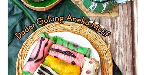 Resep Dadar Gulung Aneka Motif Oleh Hety Priscilla Cookpad