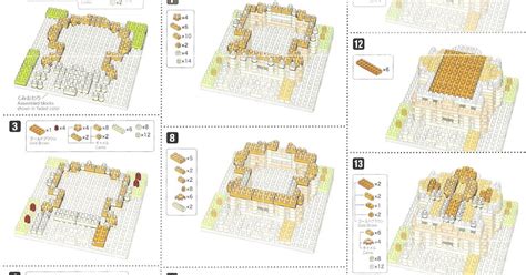 Nanoblock Instructions