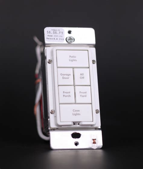 Insteon 6 Buttons Keypad Custom Etching Domotinc Customs