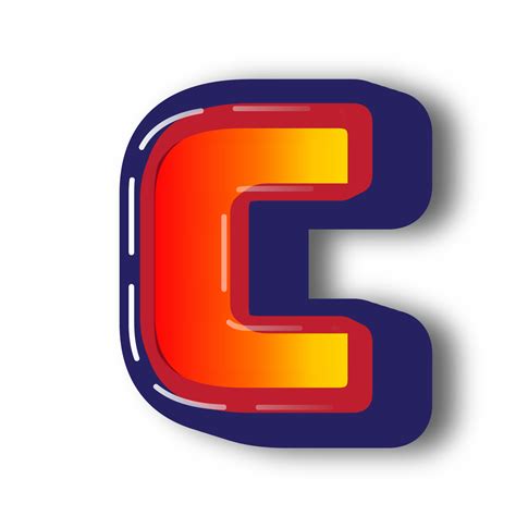 3d C Alphabet Letter Effect 35641768 Png