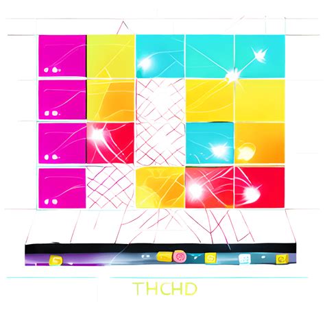 Digital Tech Grid Graphic · Creative Fabrica