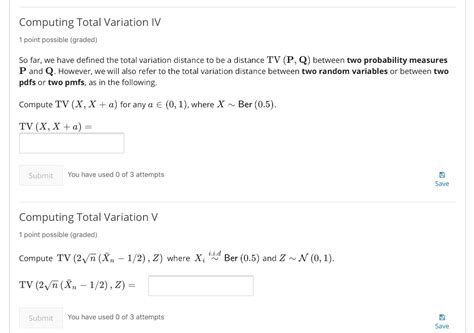 Computing Total Variation Iv 1 Point Possible
