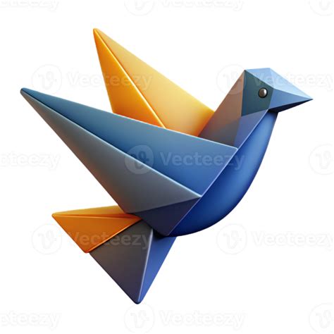 Quintessential Artistic Abstract Bird With Triangular Wings Clean Lines Minimal Design With