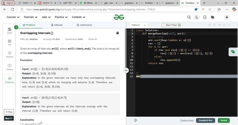 Geekstreak2024 Geekstreak2024 Gfg160 Codingchallenge Geeksforgeeks Arya Gupta