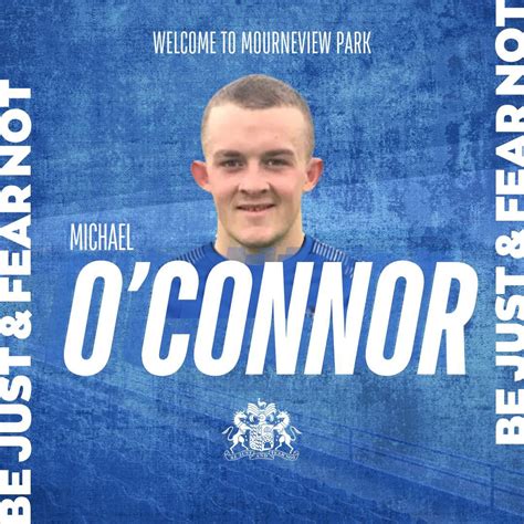 Michael Oconnor Signs Glenavon Football Club