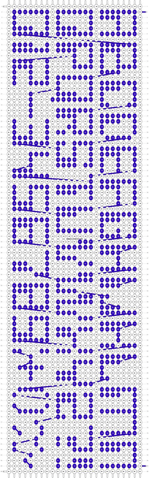 Alpha Pattern BraceletBook Alpha Patterns Pattern Plastic Canvas Patterns