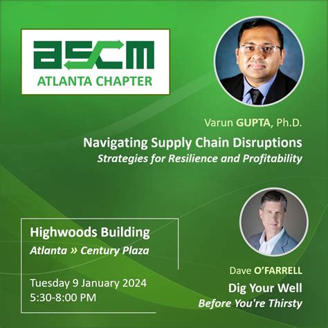 Pamela Scheibenreif Phr On Linkedin Join Ascm Atlanta And Varun Gupta