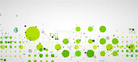 Modern Geometrical Circle Abstract Background Dotted Texture Template Stock Vector