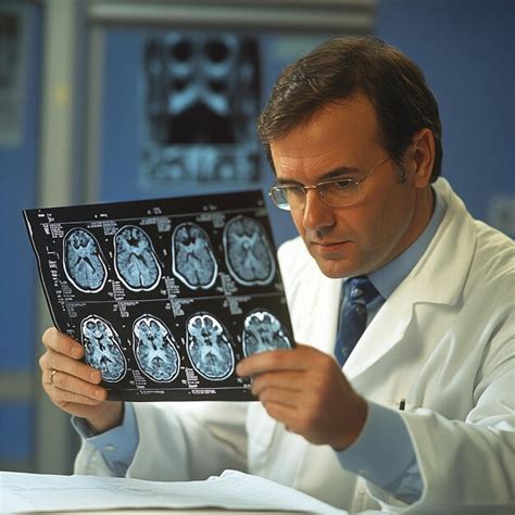 A Radiologist Reviewing A Ct Scan To Diagnose And Monitor Internal