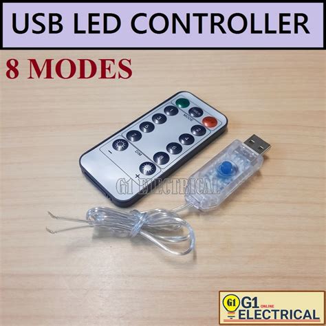 Usb Led Controller Prewire 05m 5v Dc Shopee Malaysia