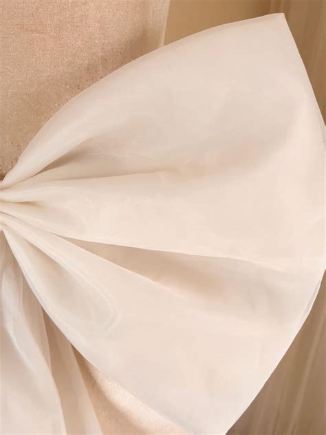 Organza Giant Bow Wedding Dress Accessories Bow Etsy