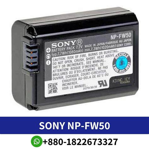 Best Sony NP FW50 Lithium Ion Rechargeable Battery In BD