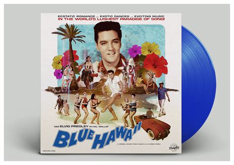 Elvis Presley Blue Hawaii Blue Vinyl Memphis Mansion