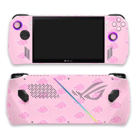Totally Pink Akatsuki Clouds Asus Rog Ally Skin Ko Custom Creations