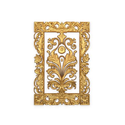 3d Classical Door Decor 02 Turbosquid 2170353