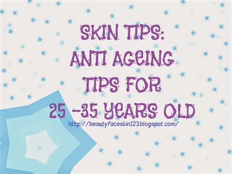 Great Skinandlife Skin Tips Anti Ageing Tips For 25 35 Years Old