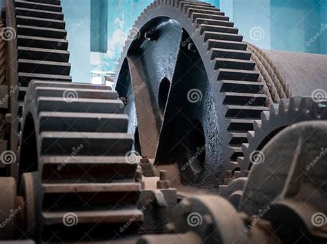 Intricate Machinery Details At Enguri Hydroelectric Plant Featuring