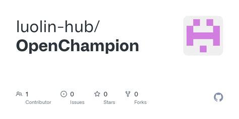 Github Luolin Hubopenchampion