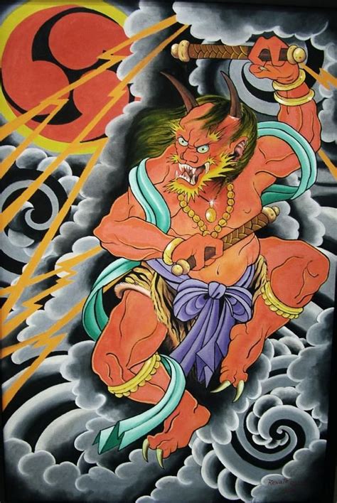 Tatuagem Raijin