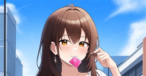 巨乳 咥えゴム 五連らむ黒だるまのイラスト Pixiv