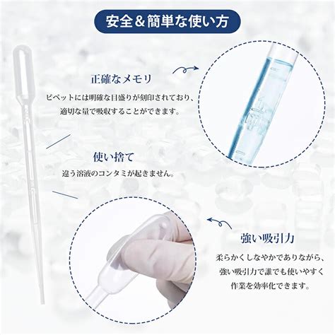 【楽天市場】スポイト 使い捨て 目盛り ポリスポイト 滅菌 個包装 プラスチック製 1ml 2ml 3ml 100本セット