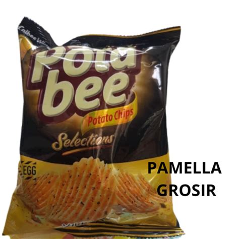 Potabee Snack Kentang Selection Salted Egg Netto 68 Gr Snack Makanan
