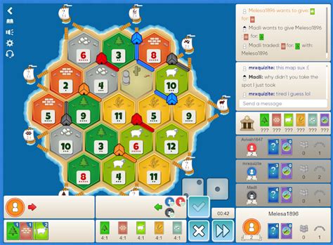 Colonist 免費線上版 Catan 卡坦島桌遊，一人也可以輕鬆展開遊戲