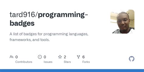 Github Tard916 Programming Badges A List Of Badges For Programming Languages Frameworks And
