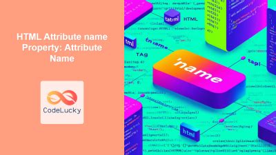 HTML Form Name Property Form Name CodeLucky