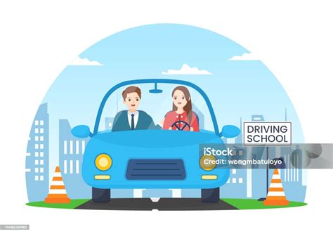 École De Conduite Avec Processus Déducation De Formation Automobile Et